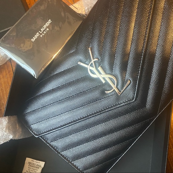 Yves Saint Laurent | Bags | Authentic Brand New Ysl Wallet On A Chain ...
